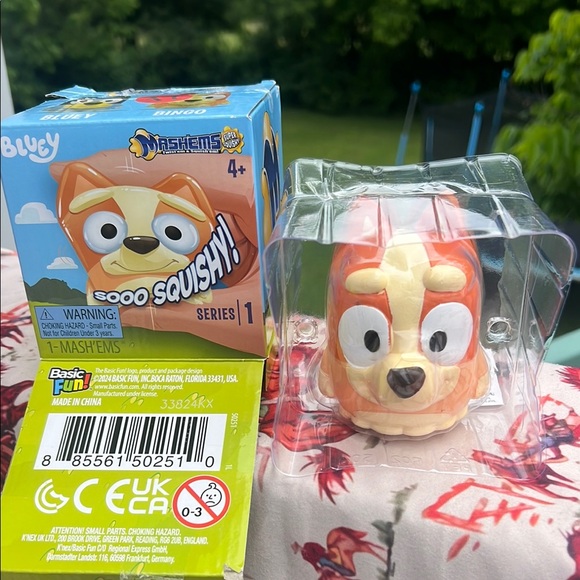 mashems | Toys | Bluey Mashems Squishy Toy Orange And White | Poshmark